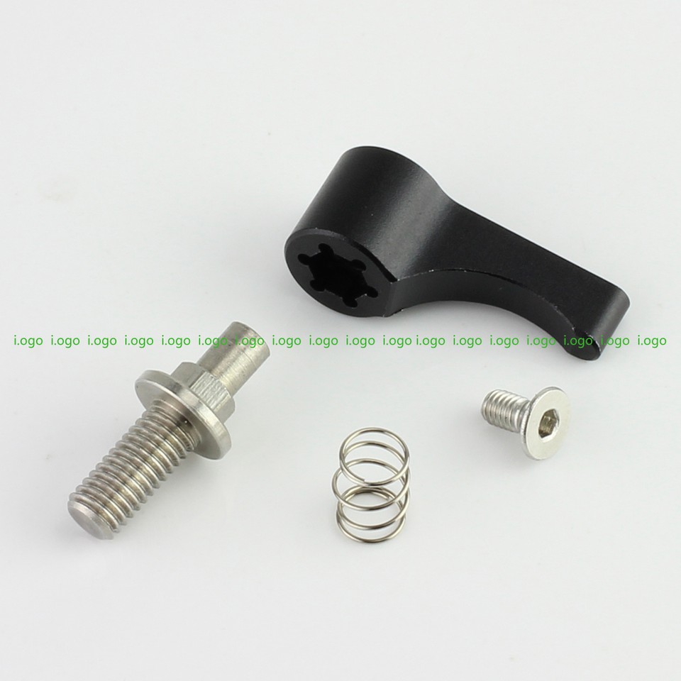Rotating Knob M5 10mm Wingnut Thumb Lever Screw fr 15mm Rod Clamp Video ...