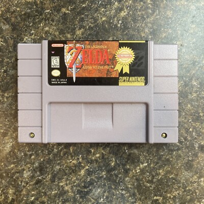 Legend Zelda Link Past Super Nintendo SNES Original Authentic Player's ...