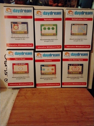 Lot Of 6 Daydream Education: [Cd-rom] Interactive Whiteboard Chart Software | eBay
