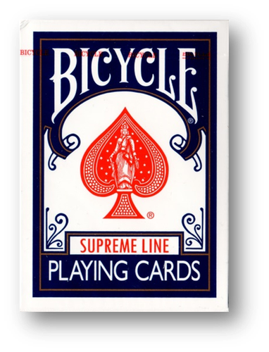 Bicycle Supreme Line Rider Back Poker Cards Blue Playing Cards Card ...