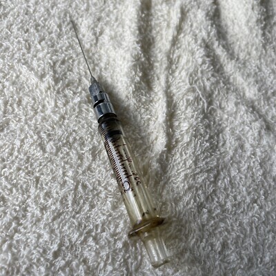 Vintage Omega glass medical veterinary syringe Passaic NJ (p) | eBay