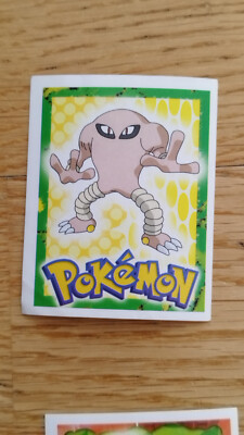 CARTE POKEMON STICKERS MERLIN 106 TOPPS 1999 Kicklee Hitmonlee card | eBay