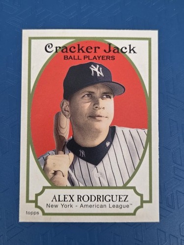 2005 Topps Cracker Jack #3 Alex Rodriguez New York Yankees BASEBALL ...