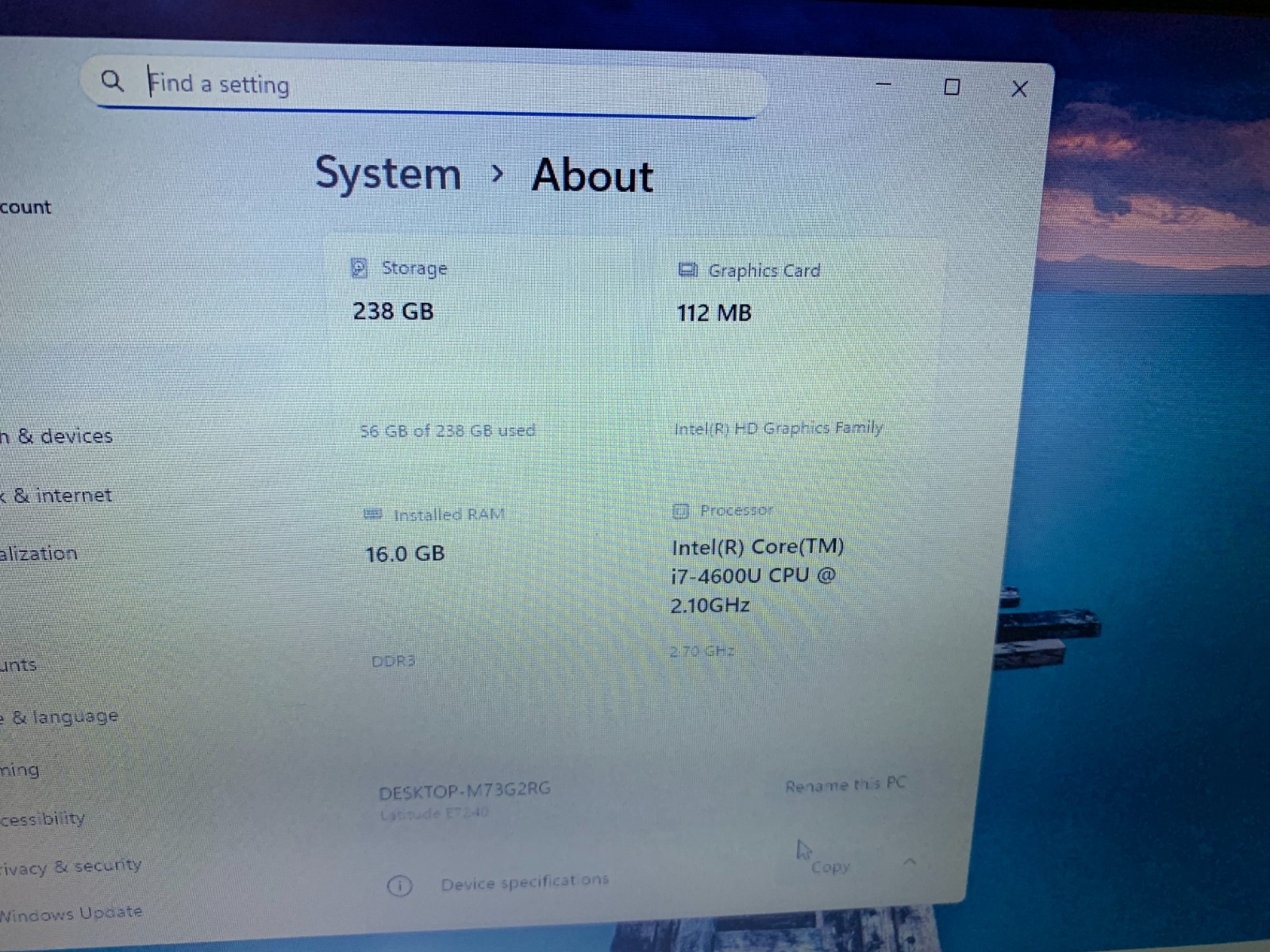 Dell Latitude E7240 12'' Intel i7-4600U 16GB RAM 256GB SSD | Win 11 | eBay