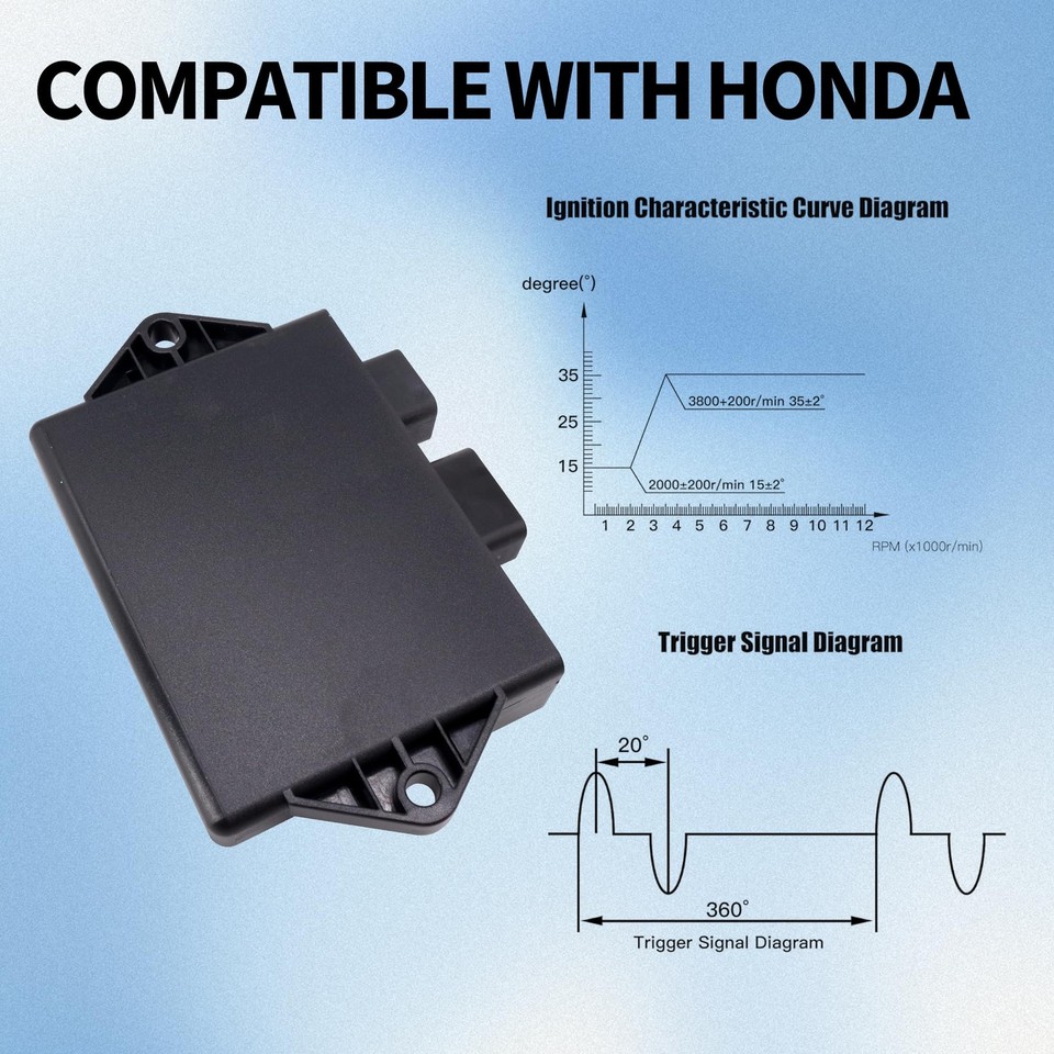 HiSport CDI Module Box - Compatible with Yamaha Kodiak 400 2000 2001 ...