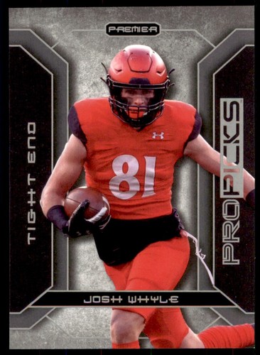 JOSH WHYLE 2022 Pro Picks Premier Rookie Card RC #PP-50 Cincinnati ...