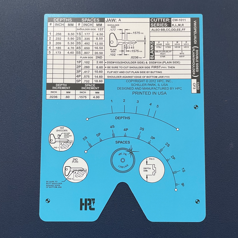 New HPC Replacement Code Cards for 1200 CMB Blitz - Free Shipping ...