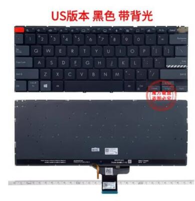 US Backlit Black Keyboard for ASUS M3400 M3401 M3401Q X7400 X3400 ...
