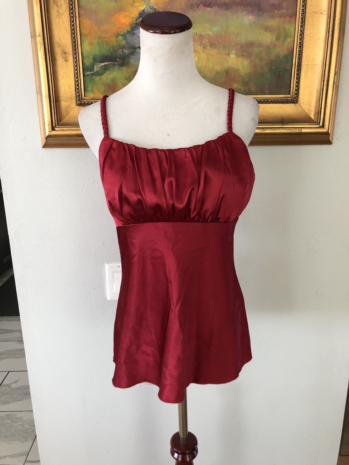 Vintage IZ Byer California Red Tank Top 90's Y2K Size… - Gem