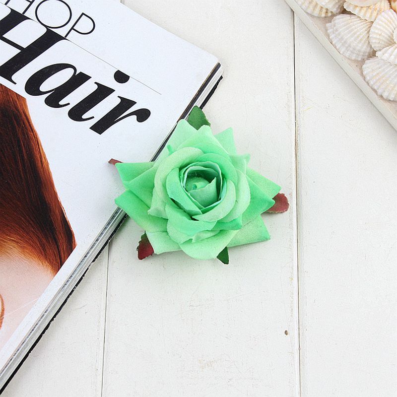 Rose Flower Hair Clip Bridal Hairpin Brooch Wedding Accessory ...