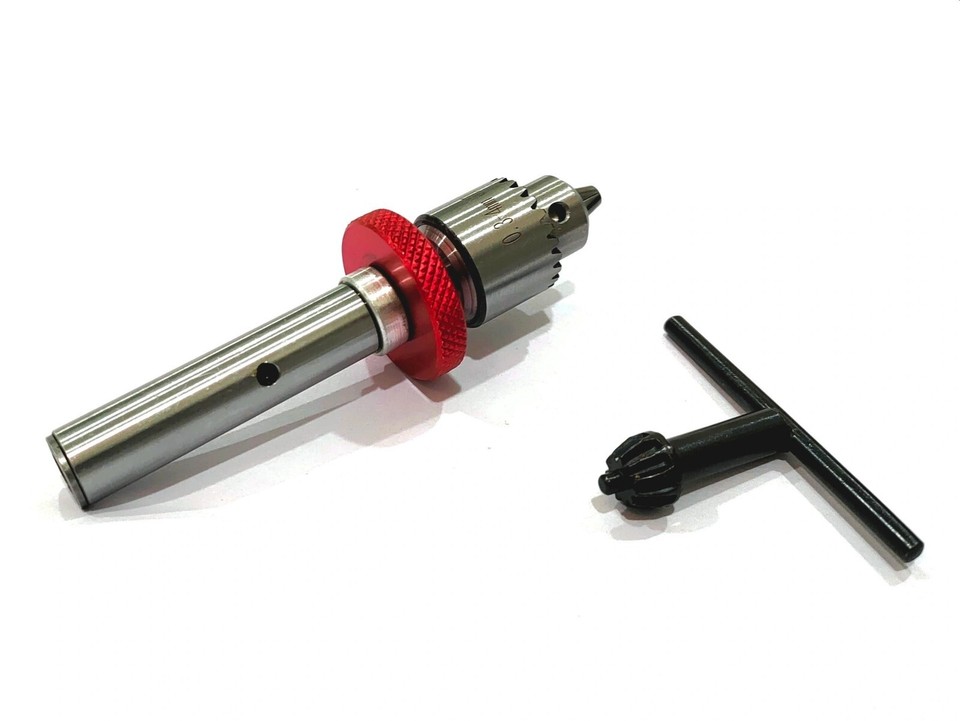 Micro Fine Drill Adaptor Miniature Quill 1/2"Shank-JT0 Taper to mount ...