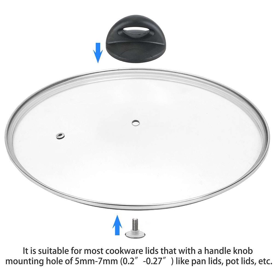 Pot Lid Knobs Handles Replacement Pan Lid Handle Crock Universal Easy ...