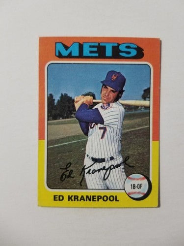 ED KRANEPOOL 1975 TOPPS MINI BASEBALL CARD #324 NEW YORK METS | eBay