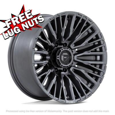 17 inch 17x9 Fuel D848 REBAR MATTE GUNMETAL wheel rim 6x135 -12 | eBay