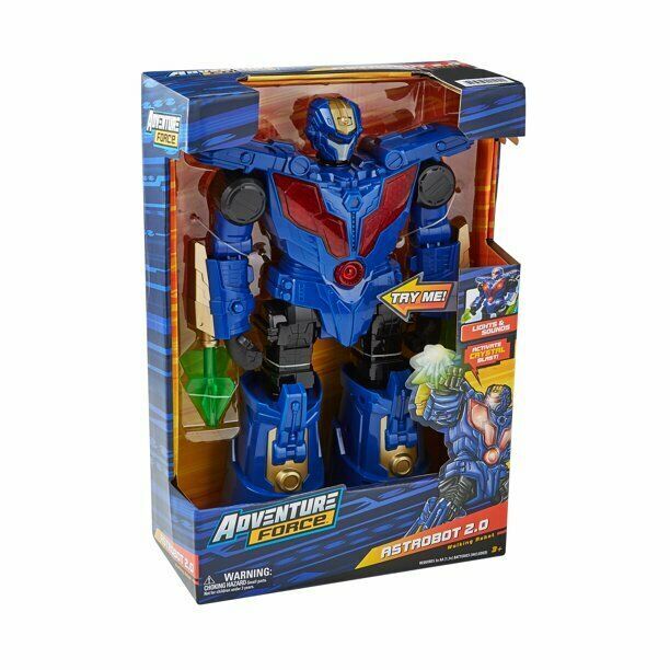 Adventure Force Asteroidbot Walking Robot Toy with Lights & Sound | eBay
