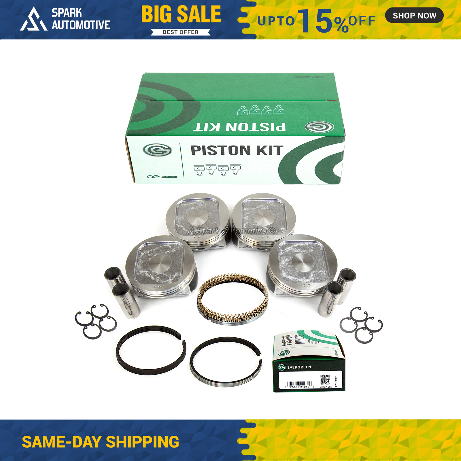 Pistons w/ Rings fit 97-99 Subaru Forester Legacy 2.5L DOHC EJ25D | eBay
