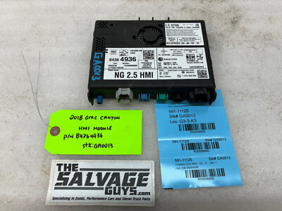 2017-2019 GMC Canyon Chevrolet Colorado 2.5 HMI Radio Navigation Module ...