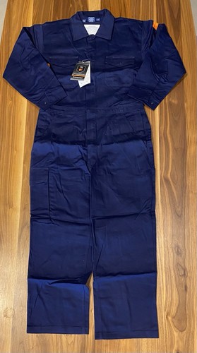 Flame resistant extra large Propper navy blue industrial coverall | eBay
