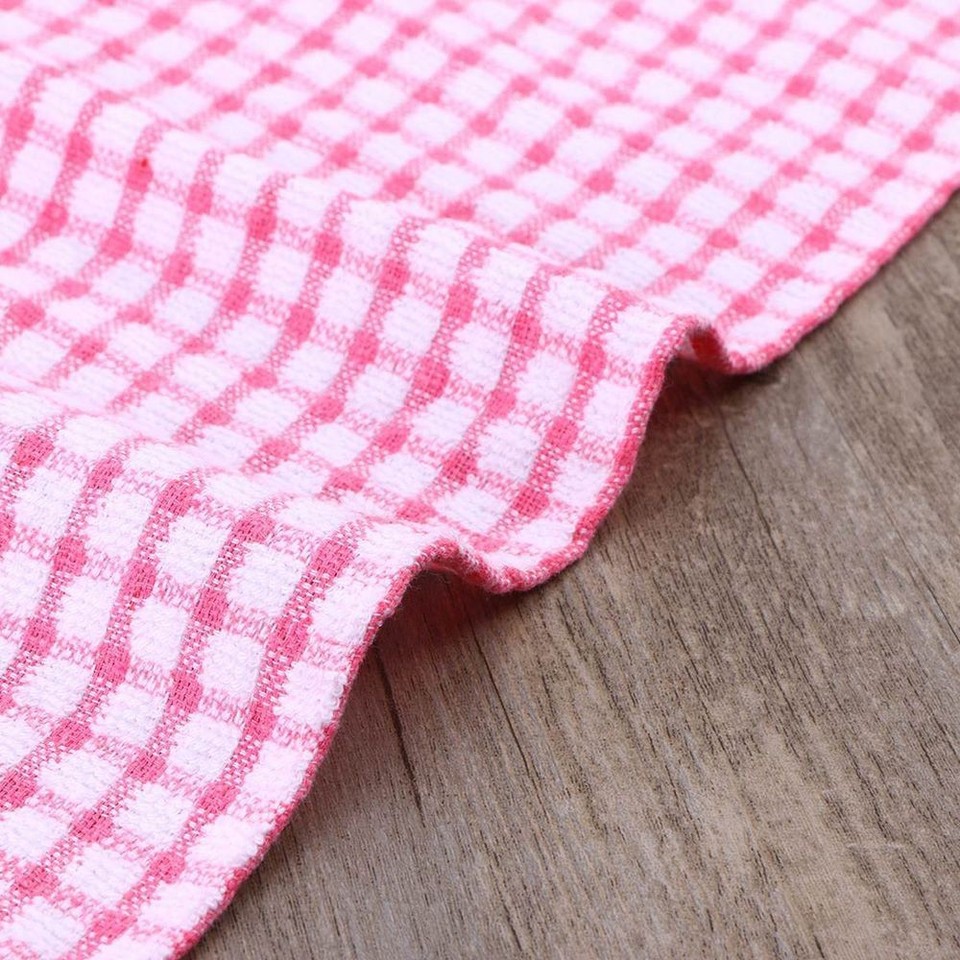 Dish Absorbent Soft Cleaning Cloth Terry Cotton Micro-fiber Tea Towel ...