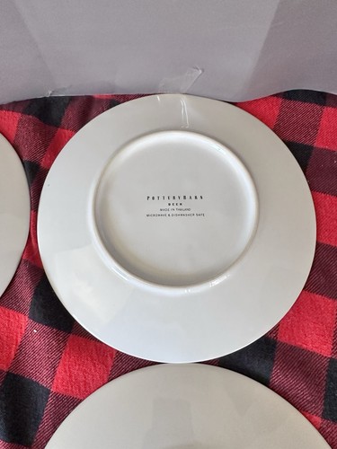 Pottery Barn BEER SERIES Appetizer Plates LAGER HEFEWEIZEN PALE ALE ...