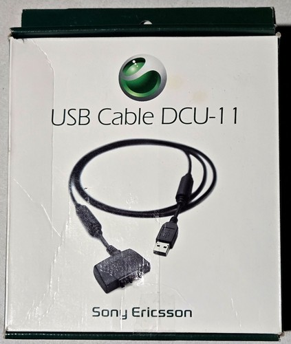 USB Cable DCU-11 Sony Ericsson Mobile Phone PC Link Installation CD-ROM ...
