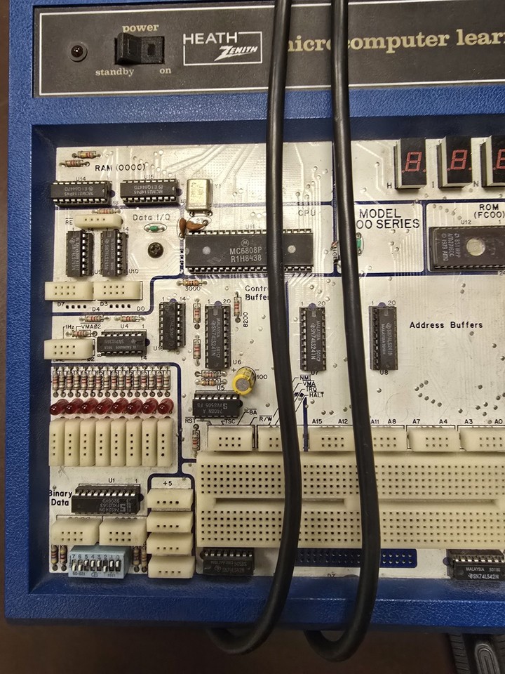 Vintage Heathkit Micro Computer Learning System Model ET-3400A. Display ...
