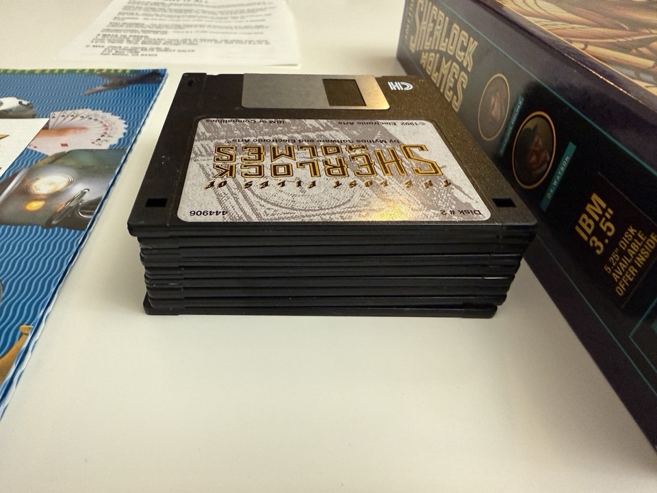 Electronic Arts PC Game The Lost Files of Sherlock Holmes 1992 Boxed ...
