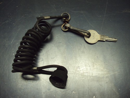 1980 80 SKI DOO CITATION 377 ROTAX SNOWMOBILE KEY STARTER TETHER HOOK ...