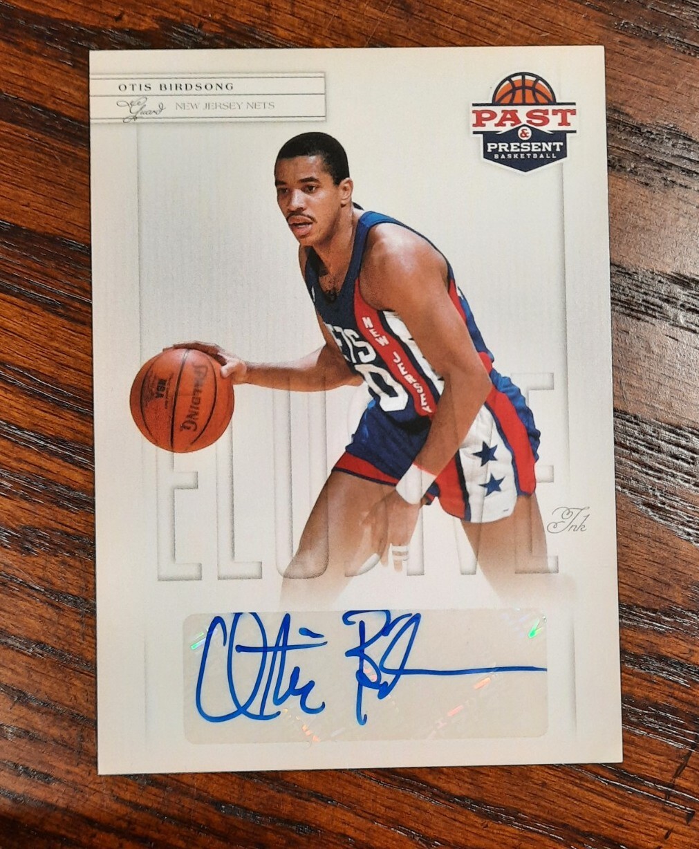 2012 Panini Past and Present Elusive Ink Otis Birdsong Auto OB Nets ...