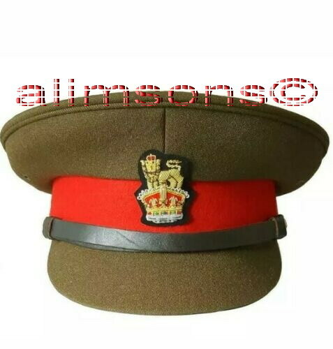 WW2 British Army General Staff Officers Peak Visor Cap Colonel and ...