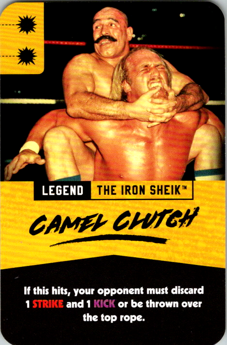 The Iron Sheik Camel Clutch Slam 2020 WWE Legends Royal Rumble Card | eBay