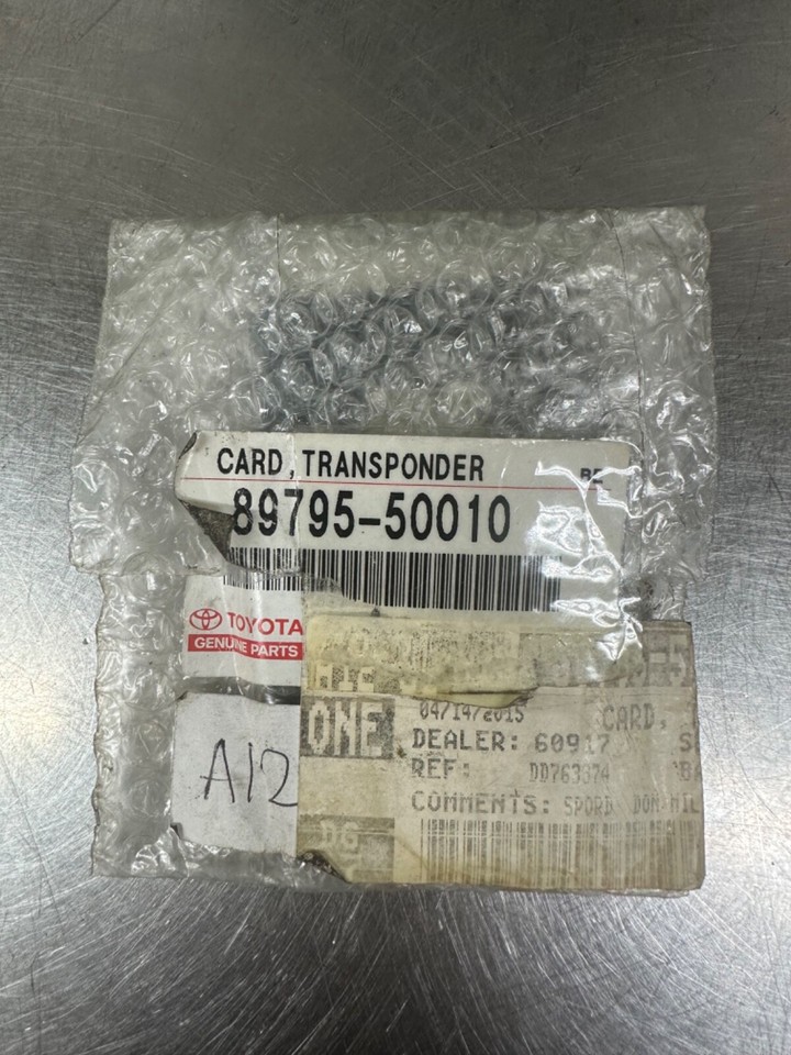 Lexus Card Transponder Key 89795-50010 ES 330, GX 470, LS 430, LX 470 ...