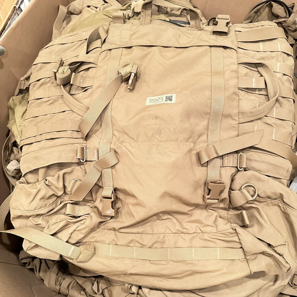 USMC Main Pack FILBE Field Bag Coyote Brown Backpack Large Marines ...