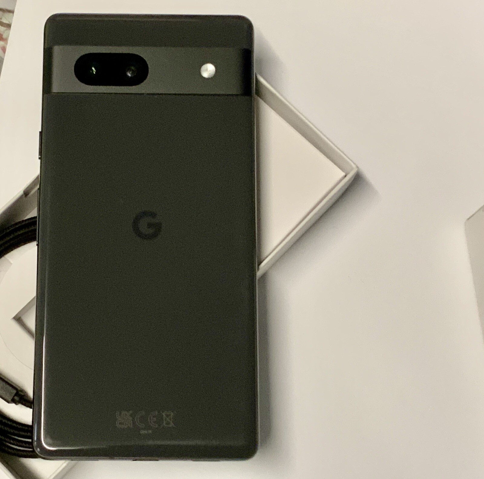 Google Pixel 7a Smartphone 128 GB 15,2cm OLED 64 MP 5G Chacoral Dual ...