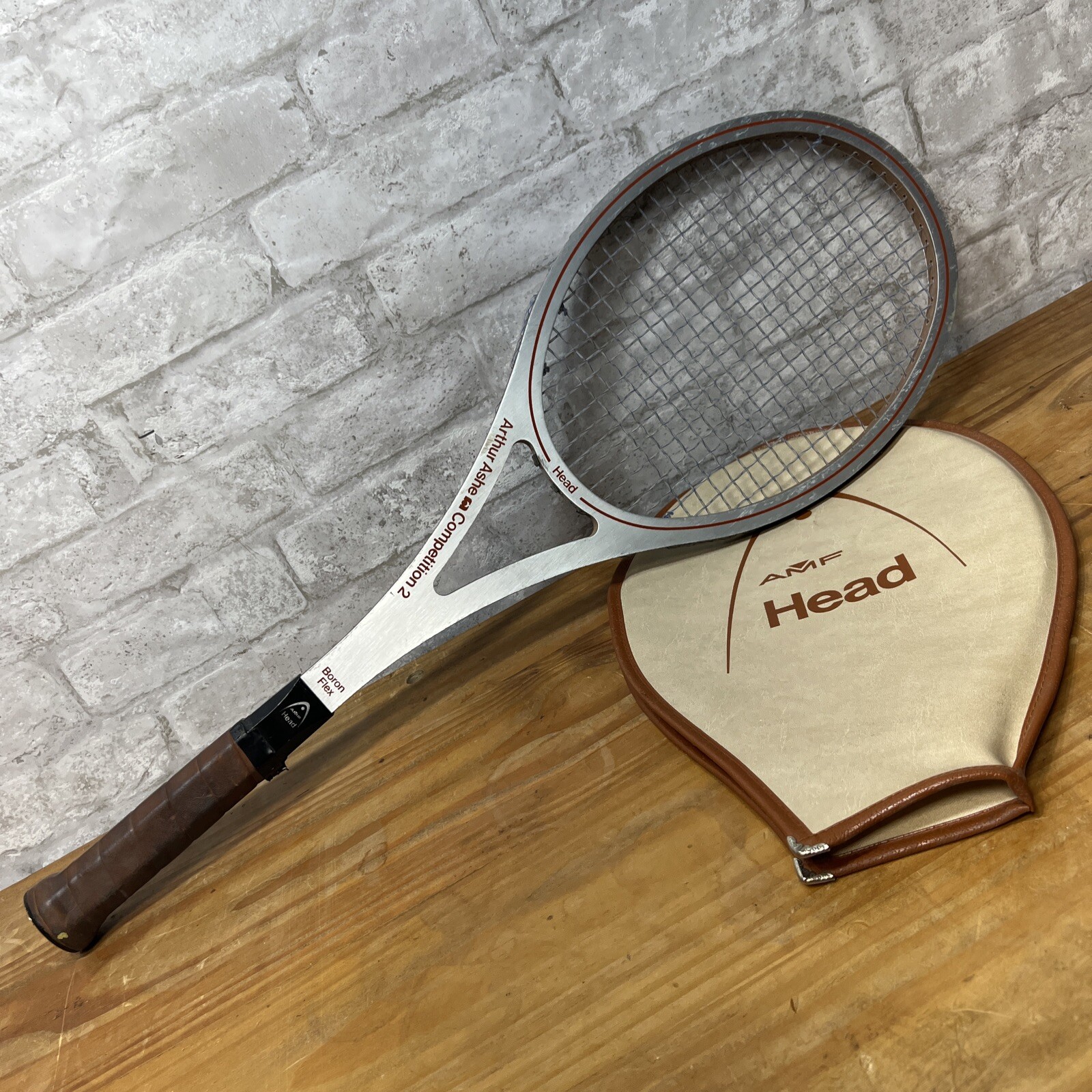 AMF Head/Arthur Ashe Competition 2 Boron Flex Handle 4 3/8 L & Cover ...