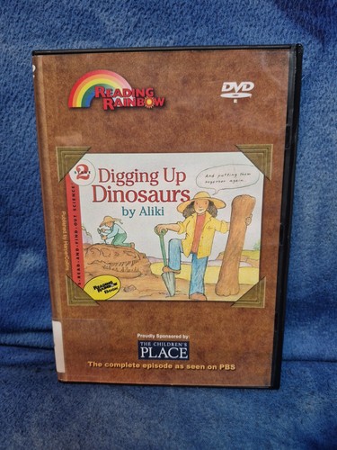 READING RAINBOW Digging Up Dinosaurs DVD The Complete Episode RARE EX ...