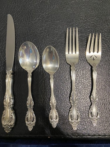 66 Piece Sterling Silver Flatware By Tradition Model Bromley Du Maurier ...