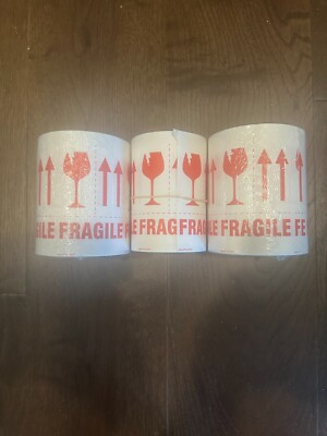 Shipping Label - Fragile, 3 new rolls | eBay