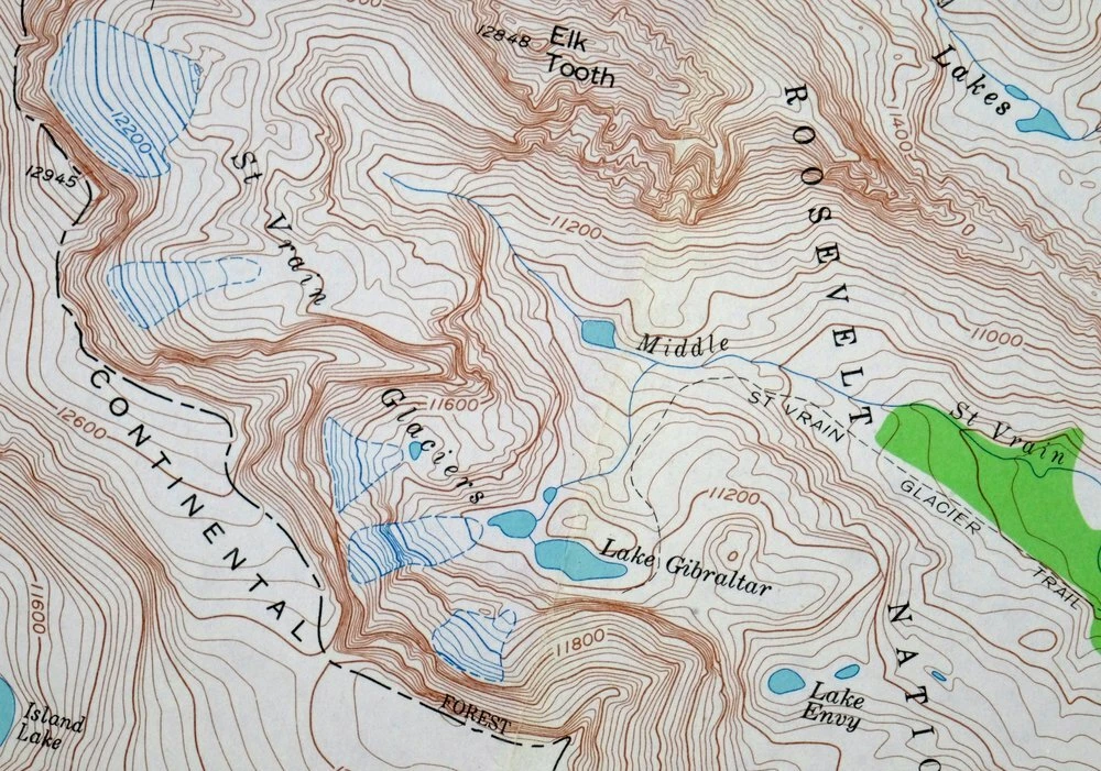 Rocky Mountain Elevation Map