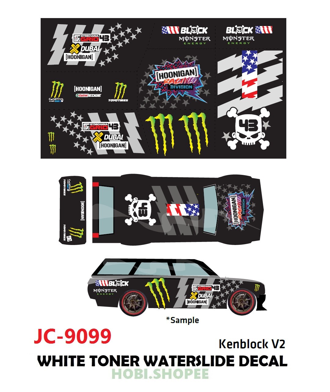 Ken Block Hoonigan Sticker