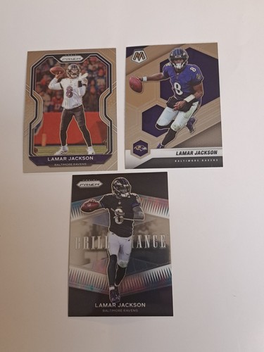 Lamar Jackson Panini Football Card Lot (3) Total Cards In Toploaders ...