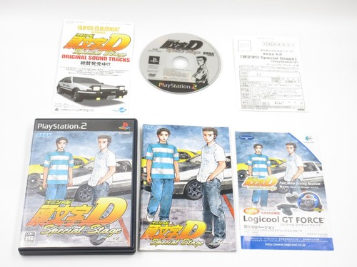 Initial D Special Stage Genki Racing Anime Game set PS1 PS2 PlayStation ...