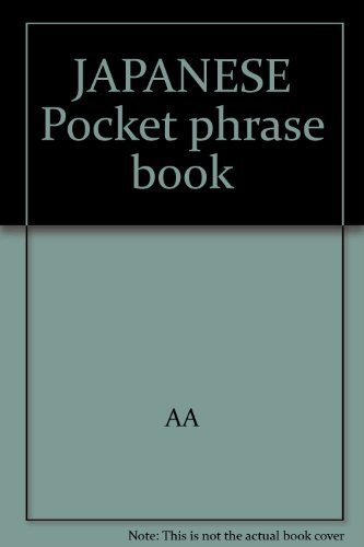 JAPANESE Pocket phrase book, AA | eBay