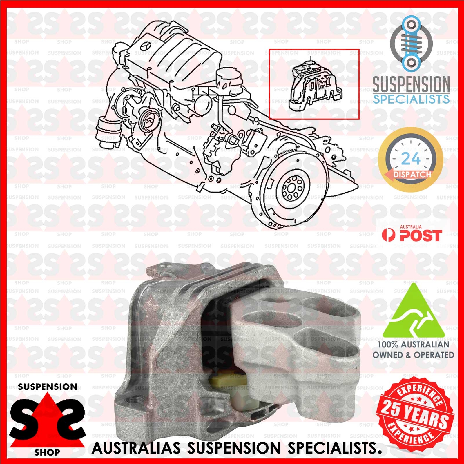 Left Mounting, Engine Suit MERCEDES-BENZ Gla-Class (X156) GLA 220 CDI ...