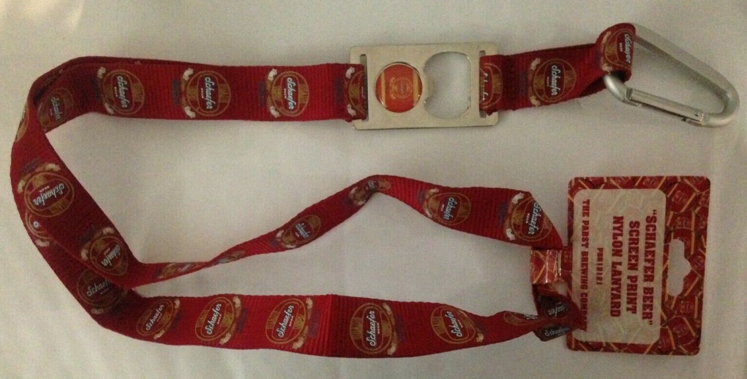Officially Licensed Schaefer Beer 20" New Lanyard with Bottle Opener ...