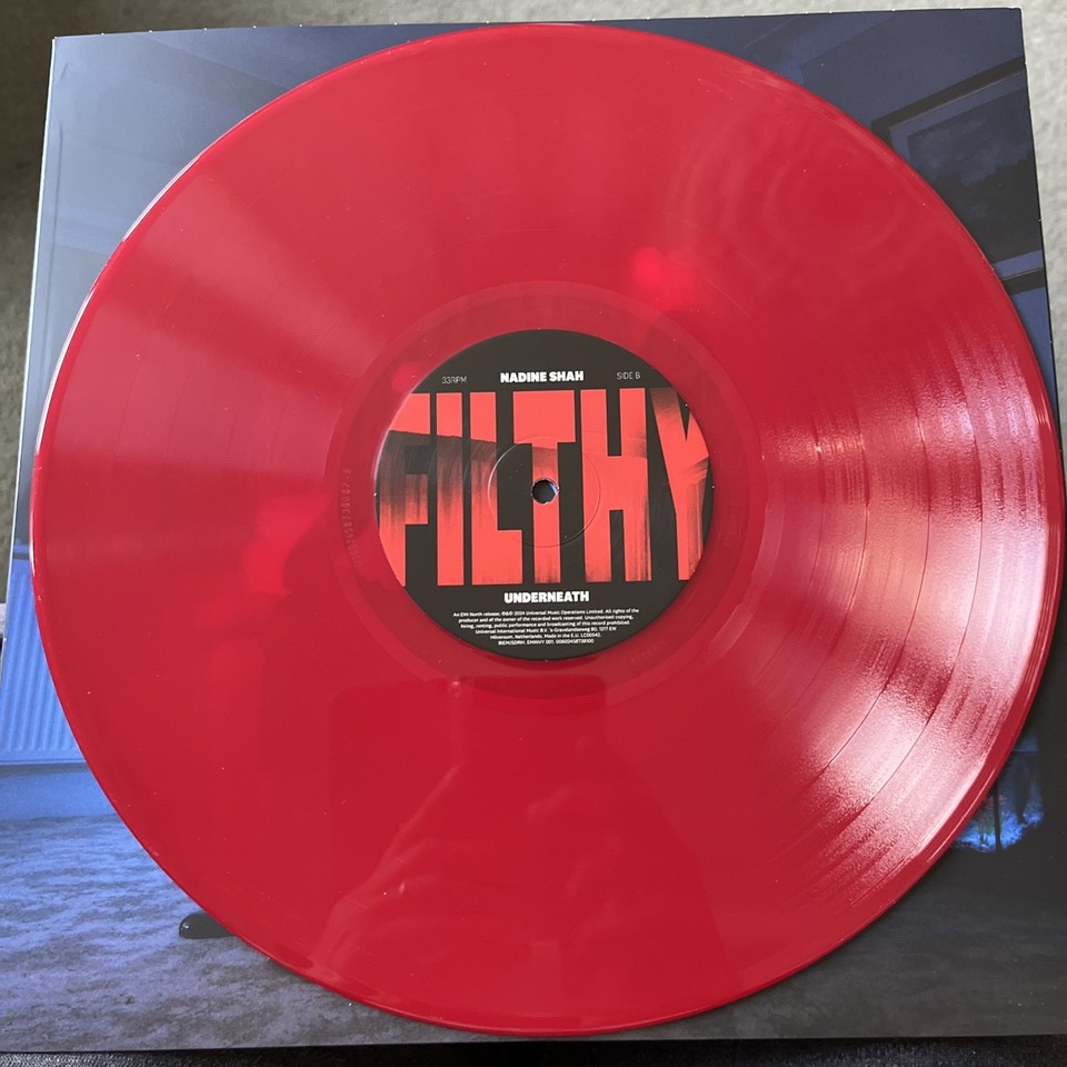 Nadine Shah. Filthy Underneath. Signed LP. Limited Edition Red Vinyl. Mint. | eBay
