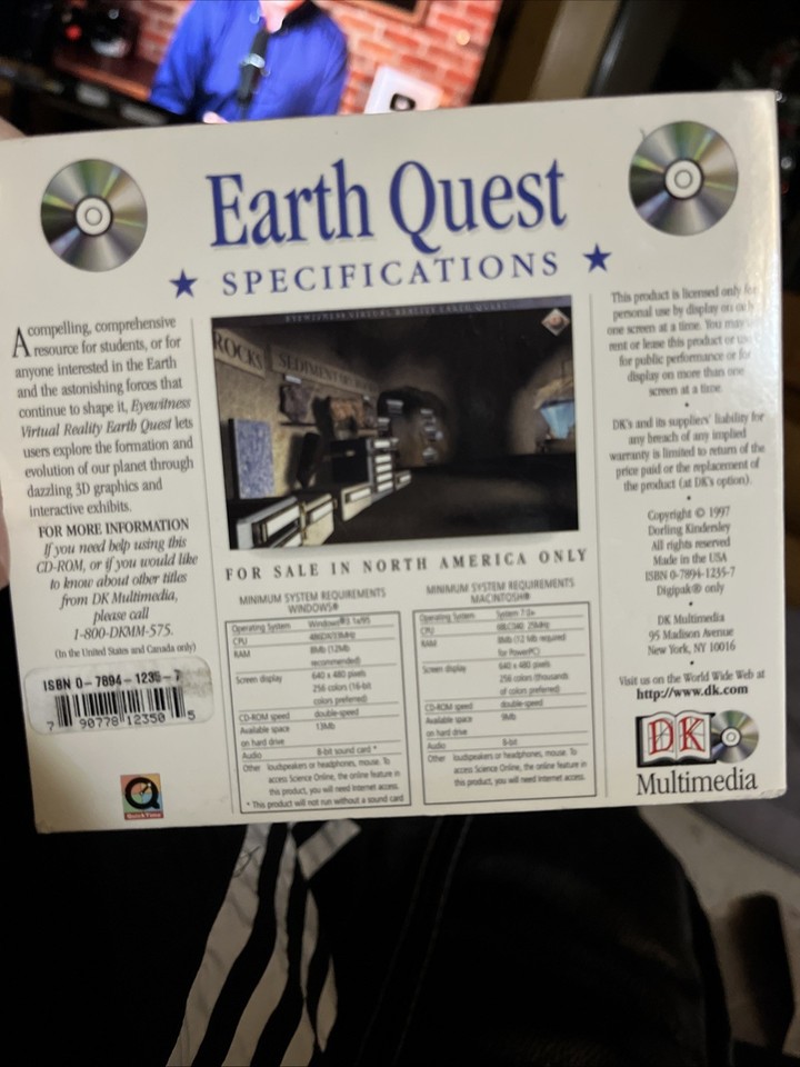 Earth Quest CD ROM Interactive Learning DK Scholastic (New Sealed) | eBay
