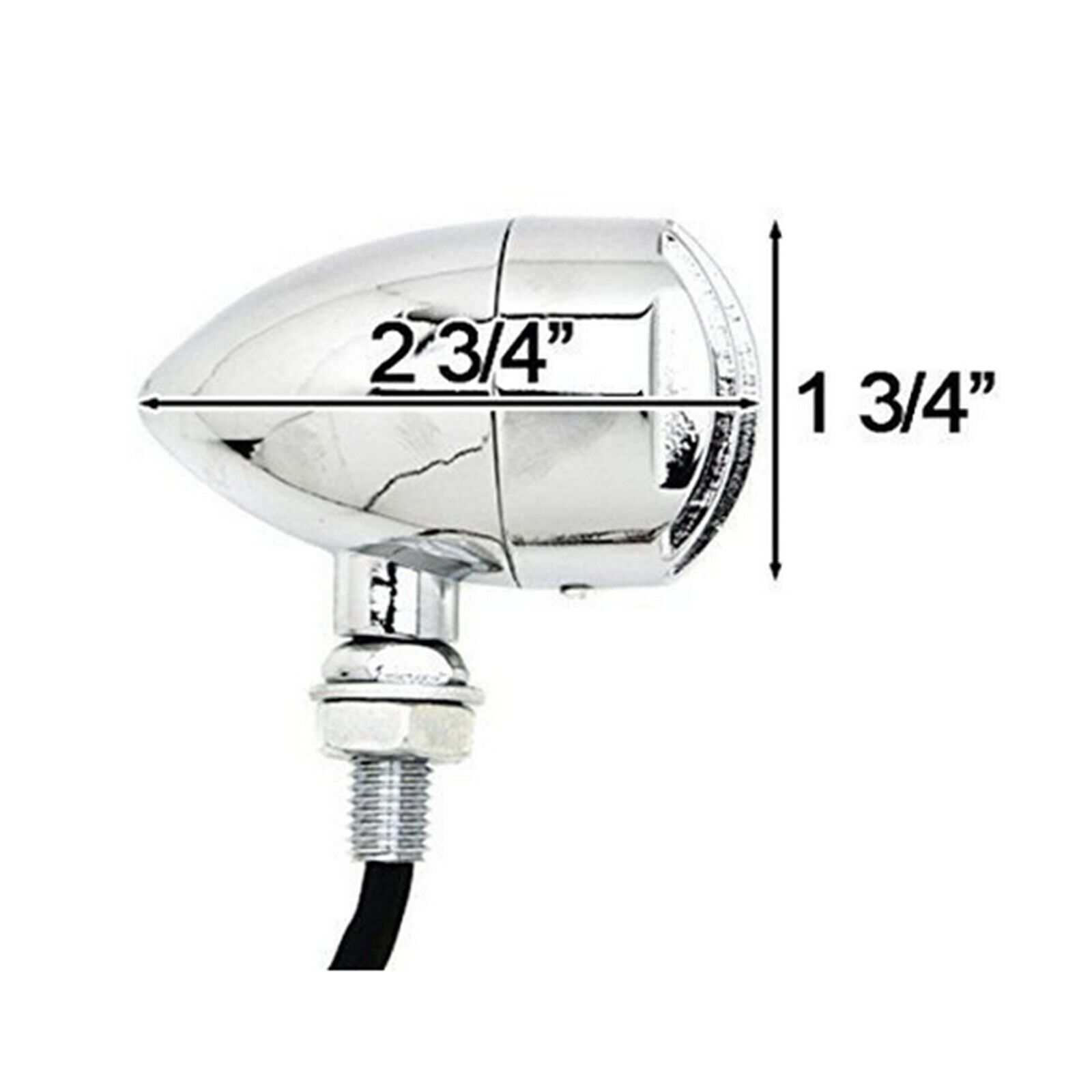 LED Turn Signal Indicator Light FOR Harley Chopper Bobber Yamaha Suzuki ...