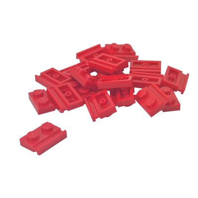 20 NEW LEGO Plate, Modified 1 x 2 with Door Rail Red | eBay