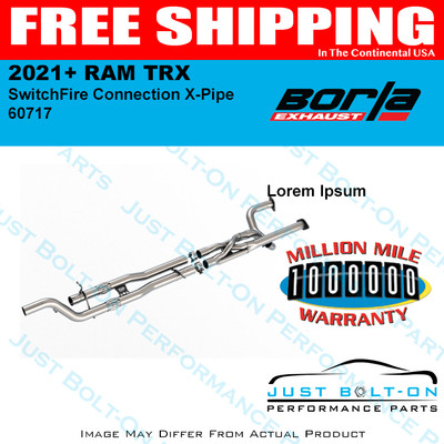 Borla SwitchFire Connection X-Pipe Exhaust System 2021-2024 RAM TRX 6 ...
